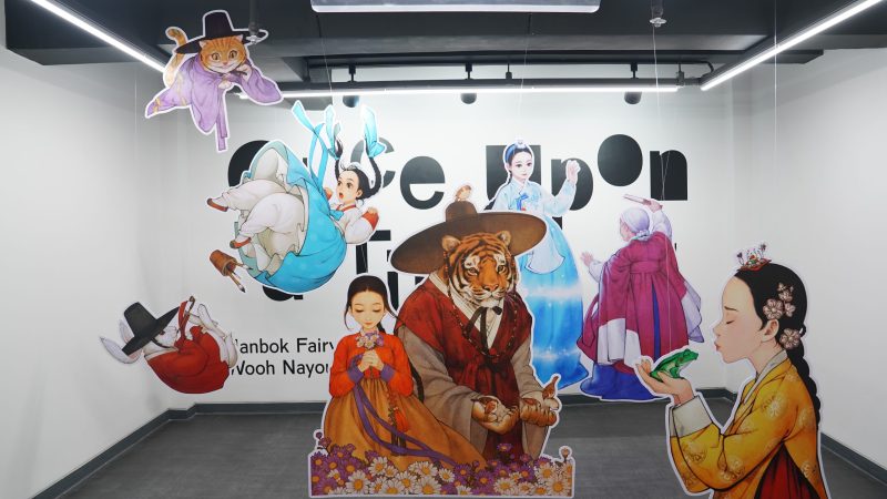 Hop into new year with white rabbit in hanbok at Once Upon A Time ...