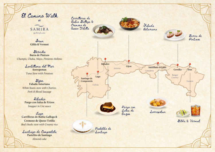 Interesting menu bears the flavors of the Camino de Santiago - The ...