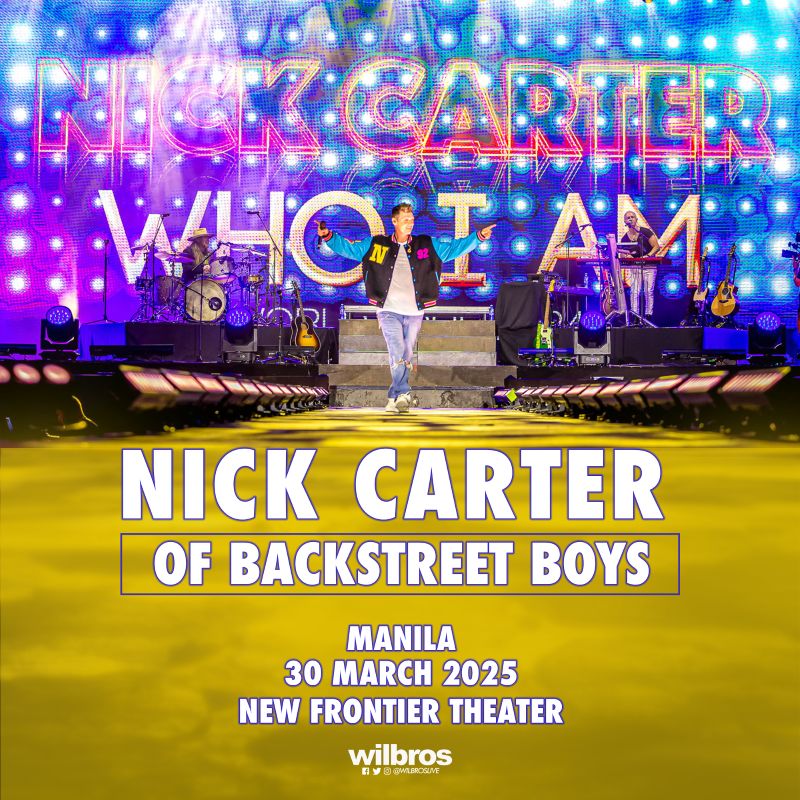 Nick Carter will be in Manila for Who I Am 2025 world tour - The Diarist.ph