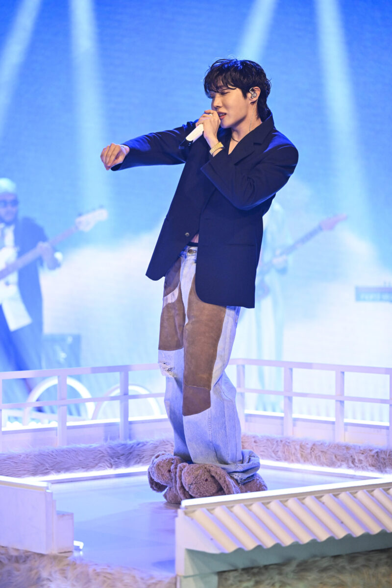 j-hope wears Coach in Jimmy Fallon show—down to bunny slippers - The ...