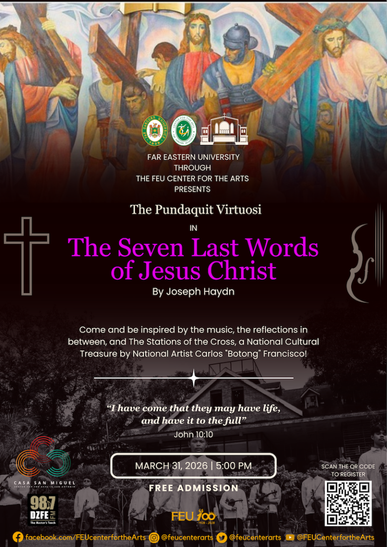 Coke Bolipata, Pundaquit Virtuosi perform Haydn’s Seven Last Words ...